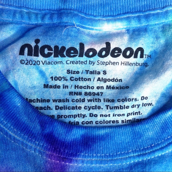 Nickelodeon | Shirts | Nickelodeon Spongebob Patrick Tye Die Tshirt Tee ...
